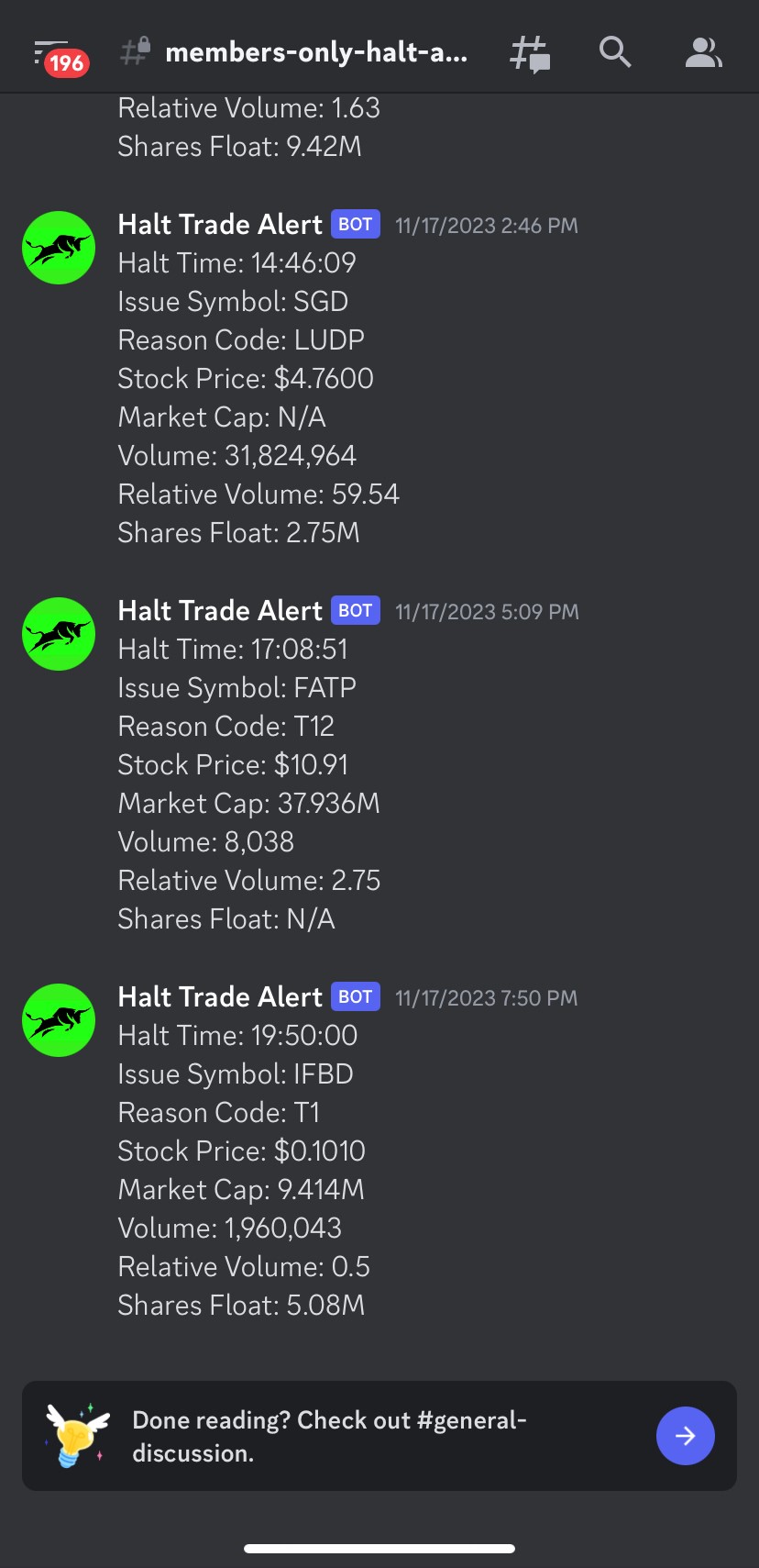 Home - Halt Trade Alert